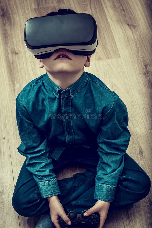Vr gamer stock image. Image of ground, virtual, game - 91352845