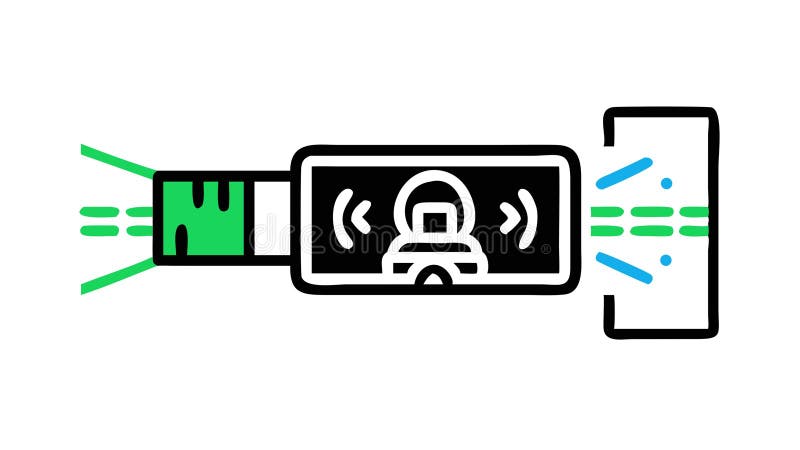 VR Gaming Setup: Headset and Interactive Controller, Vector Design ...