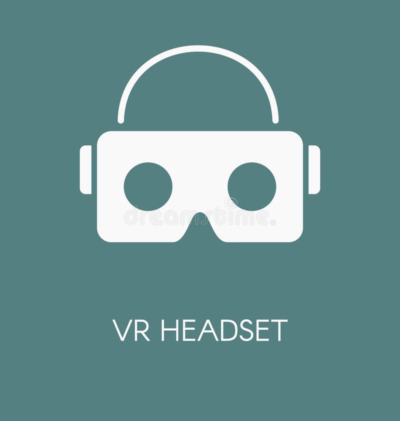 VR Glasses / Headset for Smartphone Vector Illustration Stock Vector ...