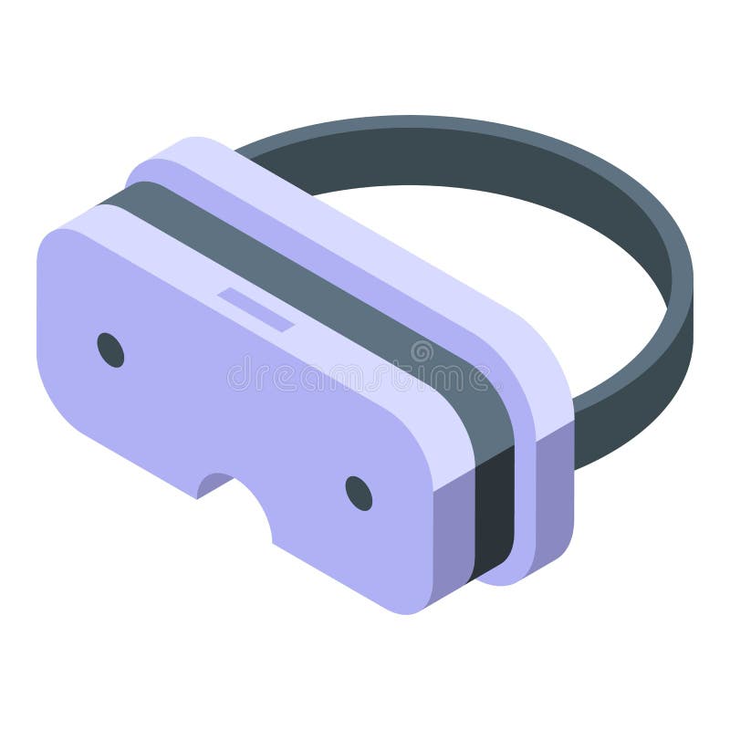 Vr Glasses Icon Isometric Vector. Platform Reality Stock Vector ...