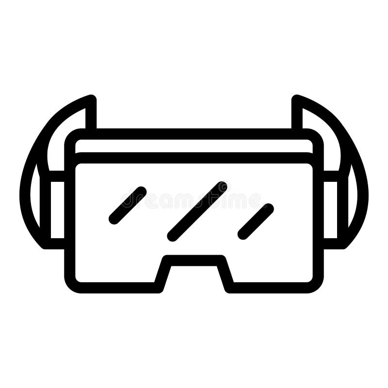 Vr Glasses Icon Outline Vector. Store Computer Stock Vector ...