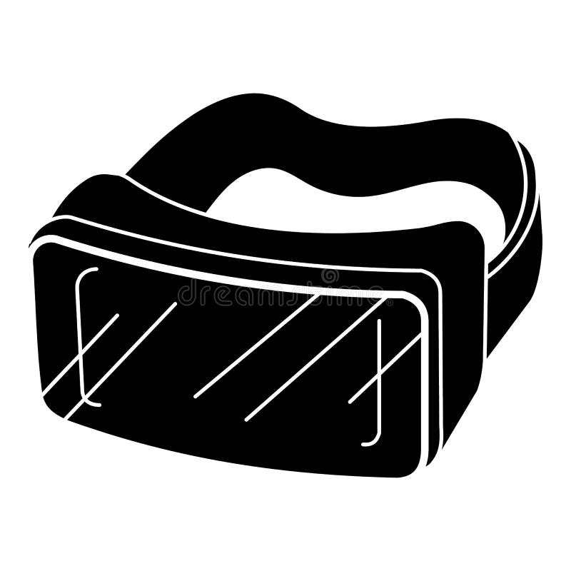 Vr Glasses Icon, Simple Style Stock Vector - Illustration of modern ...