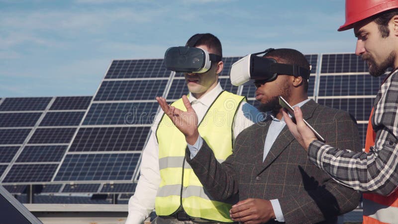 Vr Glasses and Solar Power. Stock Image - Image of people, daylight ...