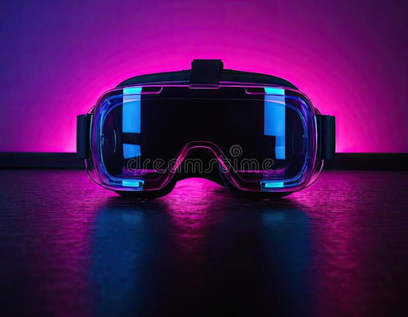 VR glasses wallpaper stock illustration. Illustration of glasses ...