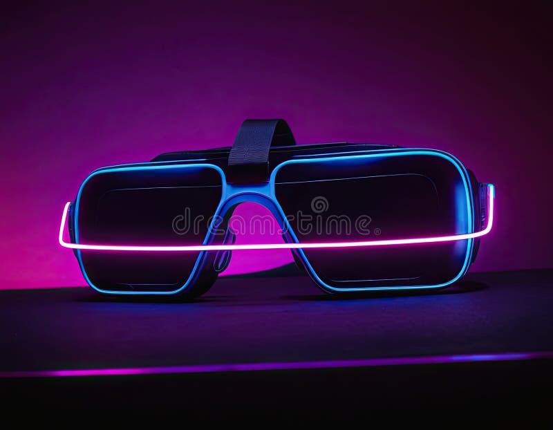 VR glasses wallpaper stock illustration. Illustration of glasses ...