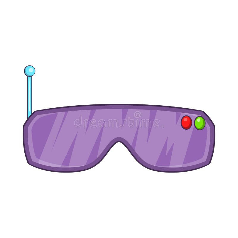 VR Goggles Icon, Cartoon Style Stock Vector - Illustration of eyewear ...