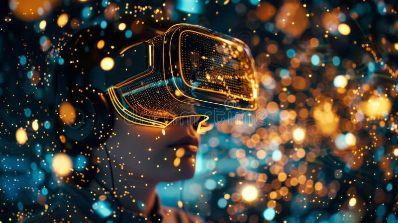 With VR Goggles on a Scientist Plunges into a Sea of Bright Light Each ...