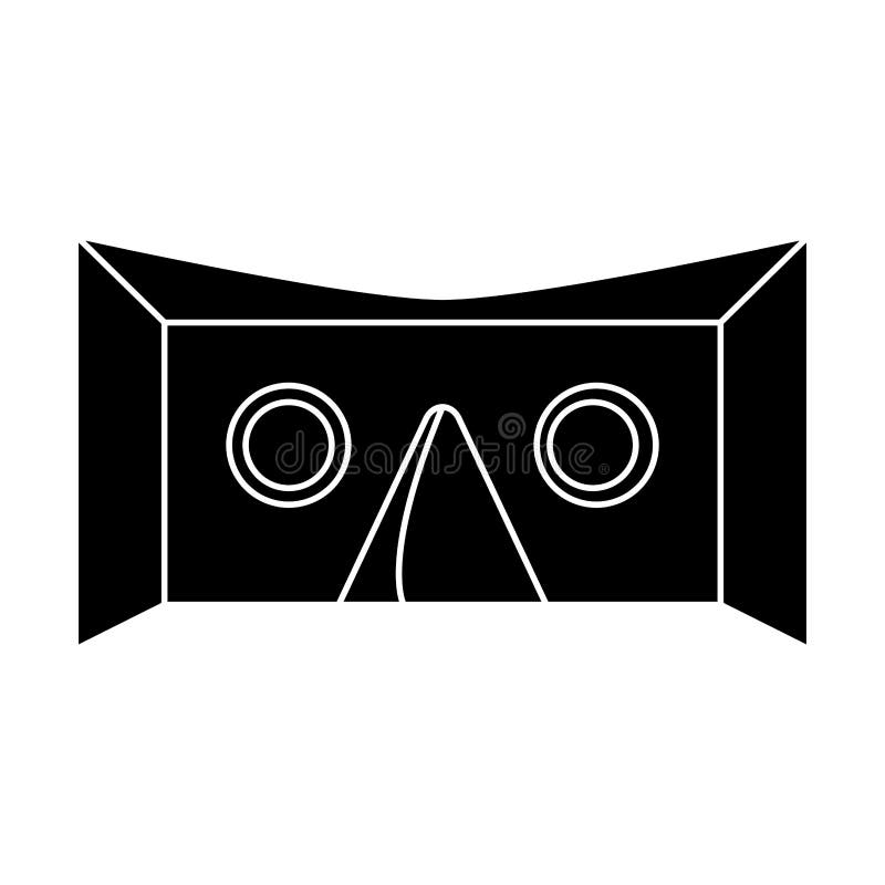Vr Goggles Technology Pictogram Stock Vector - Illustration of flat ...