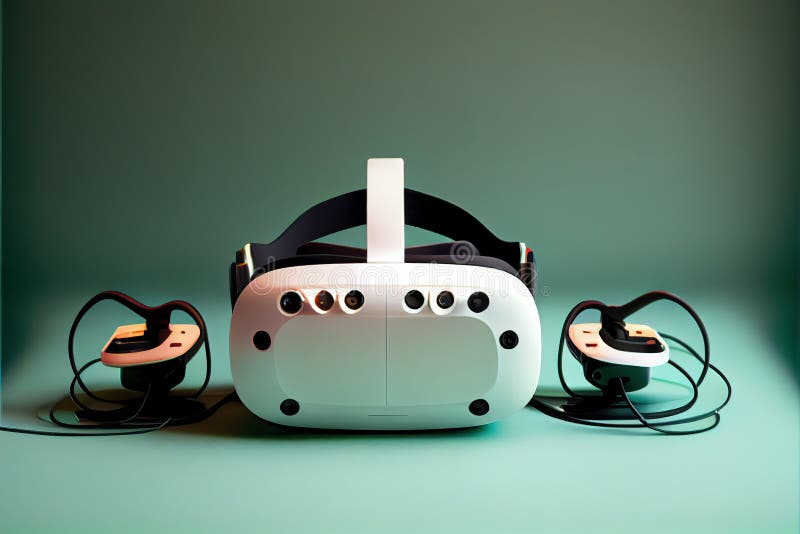 VR head set. stock illustration. Illustration of expansive - 267476658