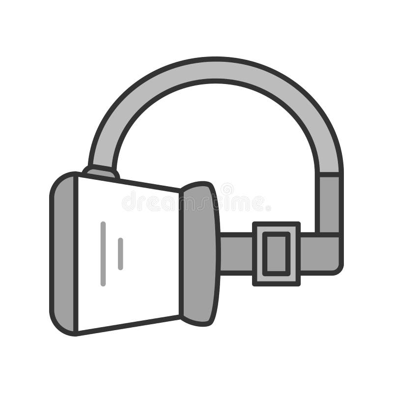 Vr Headset RGB Color Manual Label Icons Set Stock Vector - Illustration ...