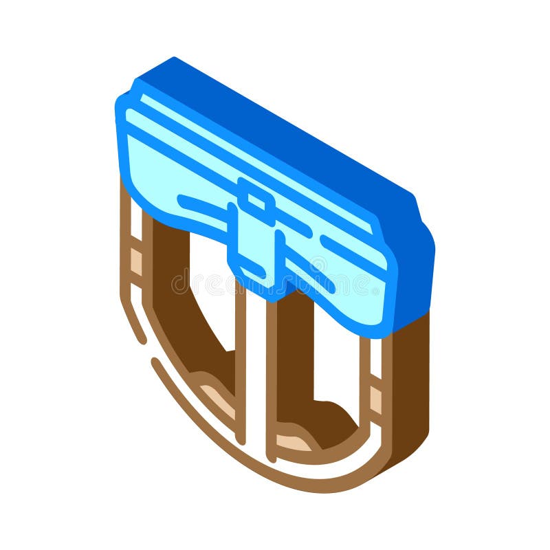 Vr Headset Gaming Gaming Pc Isometric Icon Vector Illustration Stock ...