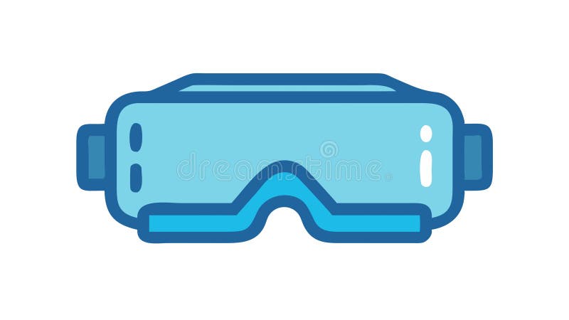 VR Headset Icon, Immersive Technology Device, Flat Style, Vector Design Generative AI Stock ...