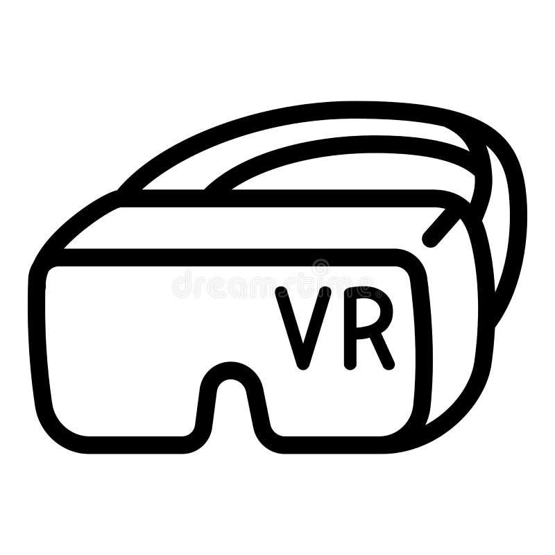 Vr Glasses Headset Icon, Isometric Style Stock Vector - Illustration of ...