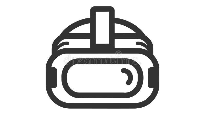VR Headset Icon. Vector Illustration on White Background Stock Vector ...