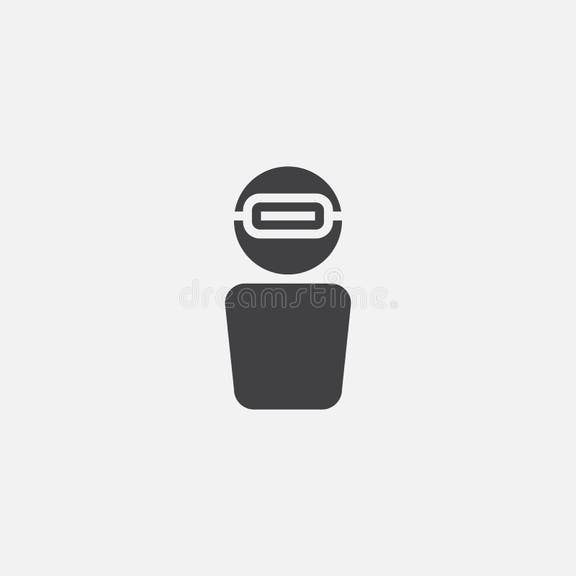 VR Headset Icon Vector, Solid Logo Illustration, Pictogram Isolated on ...