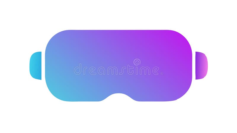 VR Headset Icon for Virtual Reality Immersive Gaming, Vector Design ...