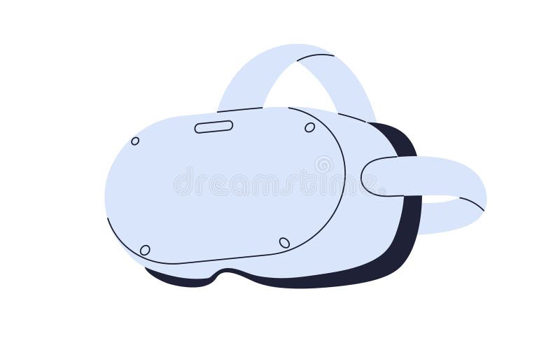 VR Headset for Immersive Virtual Reality Gaming Simulation. Technology ...