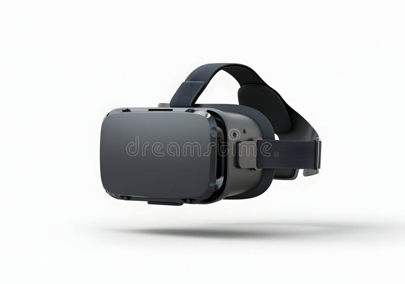 A VR Headset with a Sleek, Modern Design Stock Illustration ...