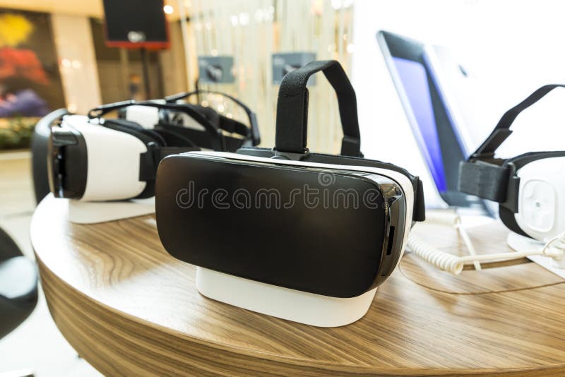 VR Headsets, Virtual Reality Sets, VR Glasses Stock Photo - Image of ...