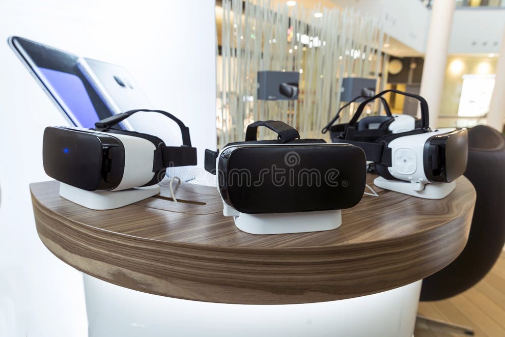VR Headsets, Virtual Reality Sets, VR Glasses Stock Photo - Image of ...