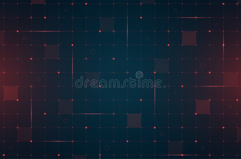 VR HUD Futuristic Interface Grid. Digital UI Screen Mesh Pattern. GUI ...
