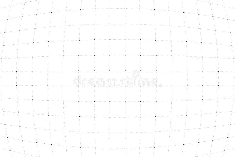 VR HUD Futuristic Interface Voluminous Grid. Line and Dot Head Up ...