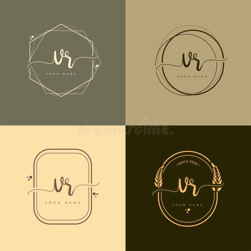 Initials Vr Stock Illustrations – 309 Initials Vr Stock Illustrations ...