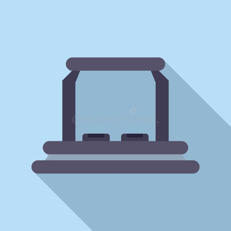 Vr Interface Platform Icon Flat Vector. Cyber Social Program Stock Illustration - Illustration ...
