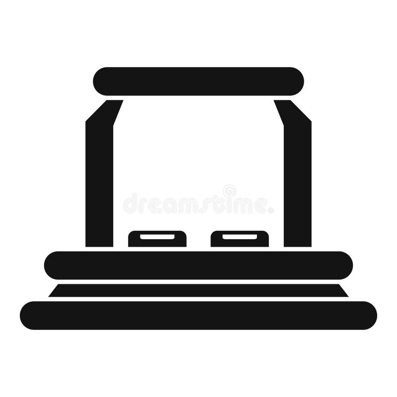 Vr Interface Platform Icon Simple Vector. Cyber Social Program Stock ...
