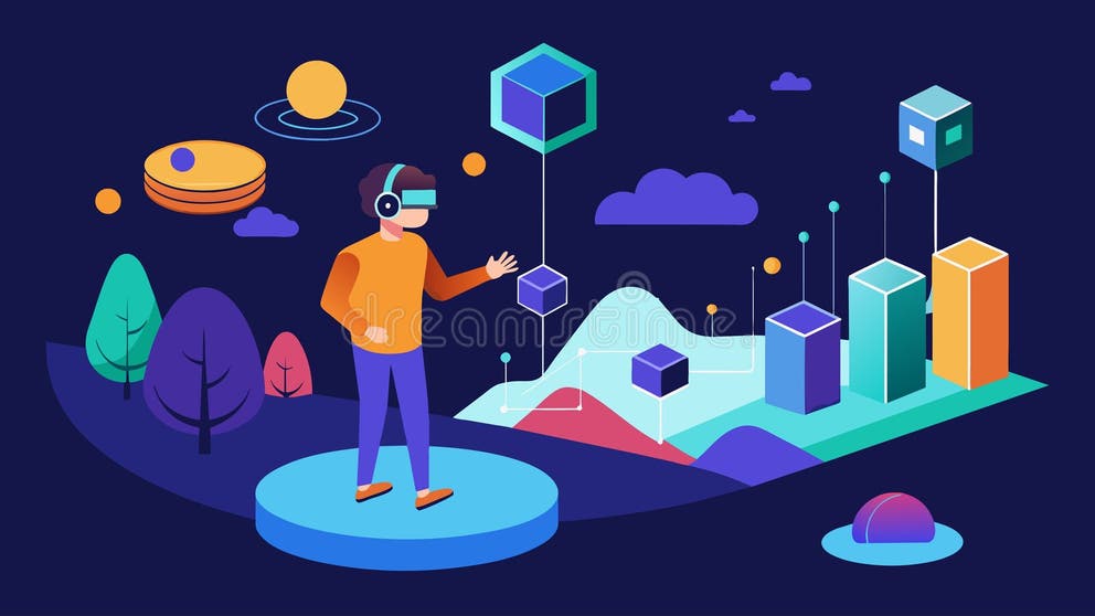 A VR Landscape Where Users Can Physically Walk through and Interact ...