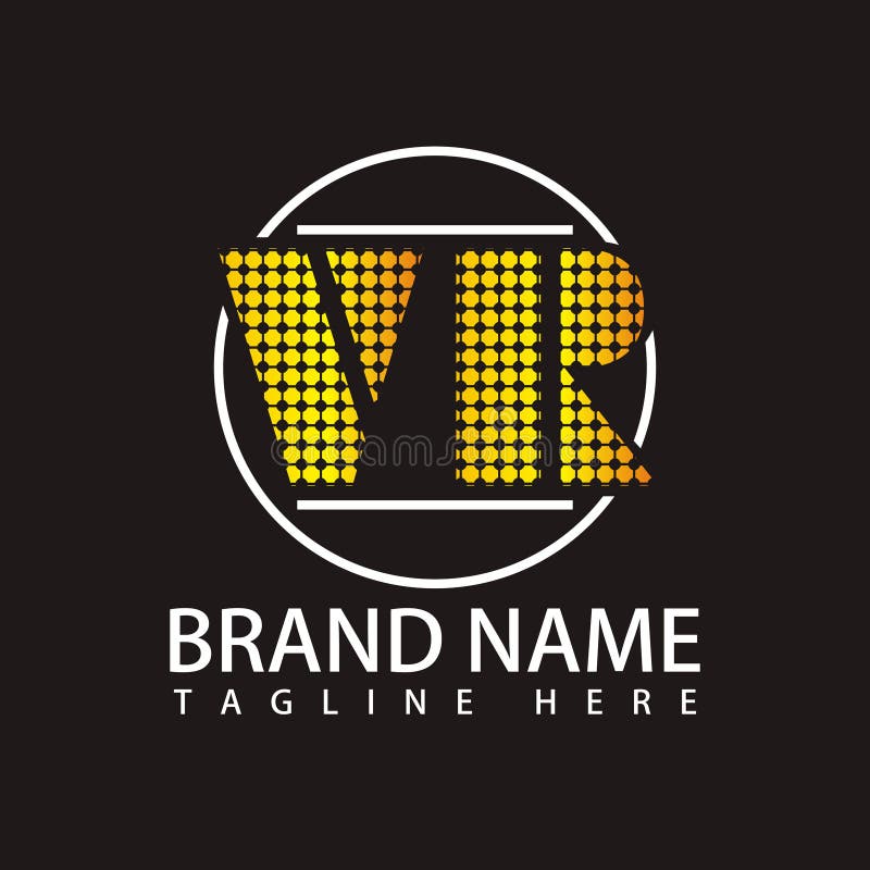 VR Letter logo vector art stock vector. Illustration of design - 222638368