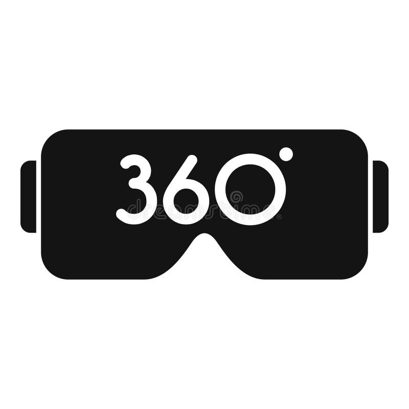 Vr New Glasses Icon Simple Vector. Panoramic View Stock Vector ...
