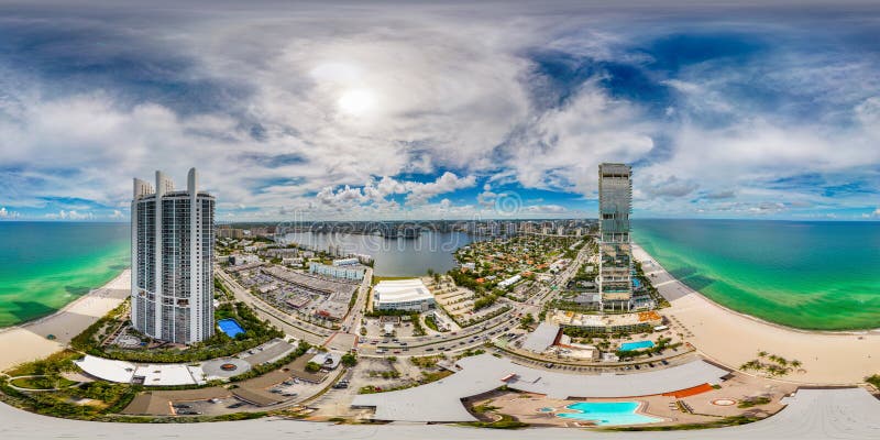 360VR Photo Sunny Isles Beach FL Spherical Equirectangular Editorial ...