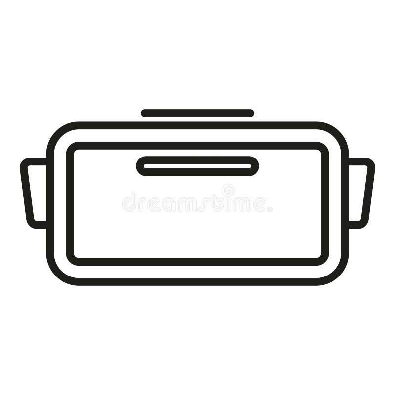 Vr Small Glasses Icon Outline Vector. Game Mask Stock Illustration ...