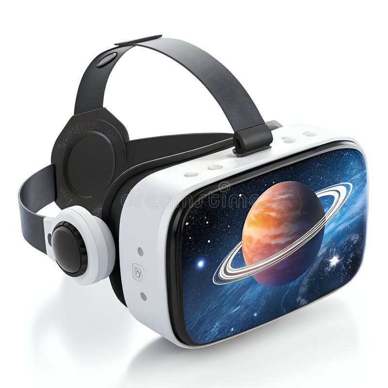 VR Space 3D Icon, Virtual Reality and Technology Concept Stock ...