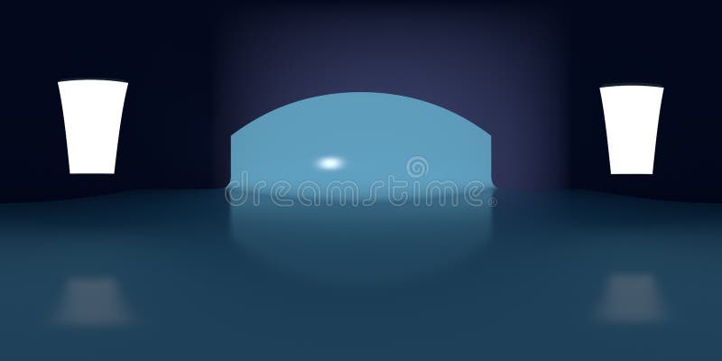 VR 360 Studio Panorama with Reflections Animation 3D Hdri Stock ...