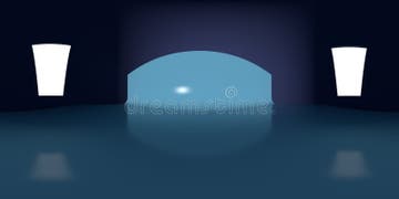 VR 360 Studio Panorama with Reflections Animation 3D Hdri Stock ...