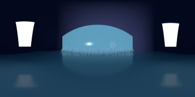 VR 360 Studio Panorama with Reflections Animation 3D Hdri Stock ...