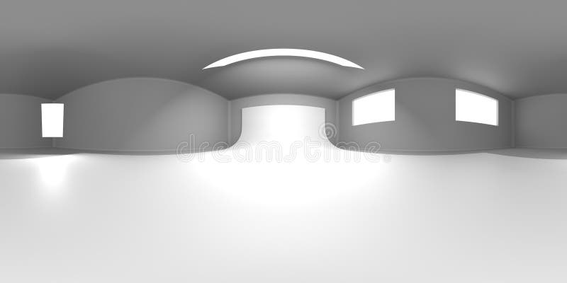 VR 360 Studio Panorama with Reflections. Animation 3D Hdri Stock Image ...