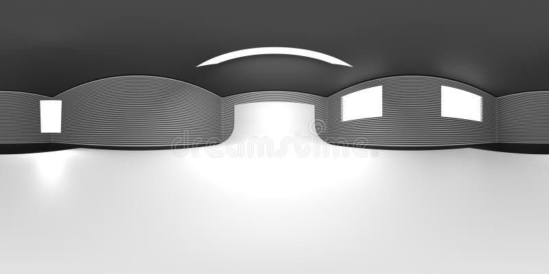 VR 360 Studio Panorama with Reflections. Animation 3D Hdri Stock Image ...