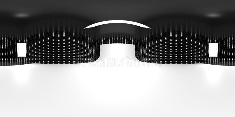 VR 360 Studio Panorama with Reflections. Animation 3D Hdri Stock Photo ...