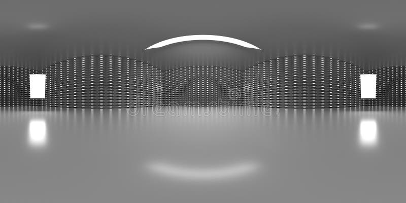 VR 360 Studio Panorama with Reflections. Animation 3D Hdri Stock Photo ...