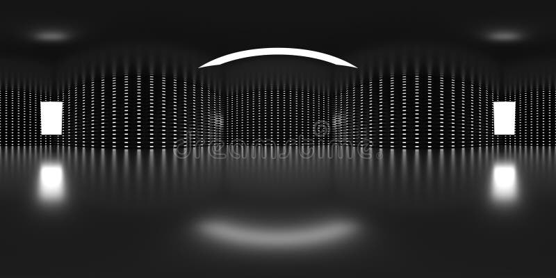 VR 360 Studio Panorama with Reflections. Animation 3D Hdri Stock ...