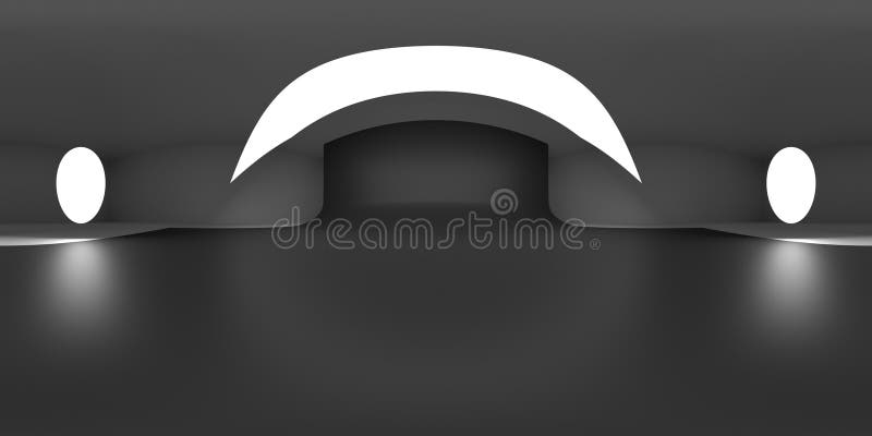 VR 360 Studio Panorama with Reflections. Animation 3D Hdri Stock Photo ...