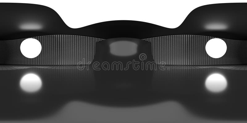 VR 360 Studio Panorama with Reflections. Animation 3D Hdri Stock ...