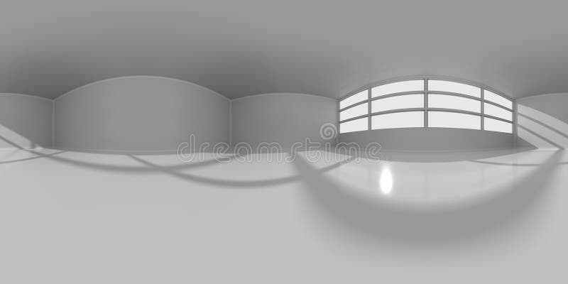 VR 360 Studio Panorama with Reflections. Animation 3D Hdri Stock ...