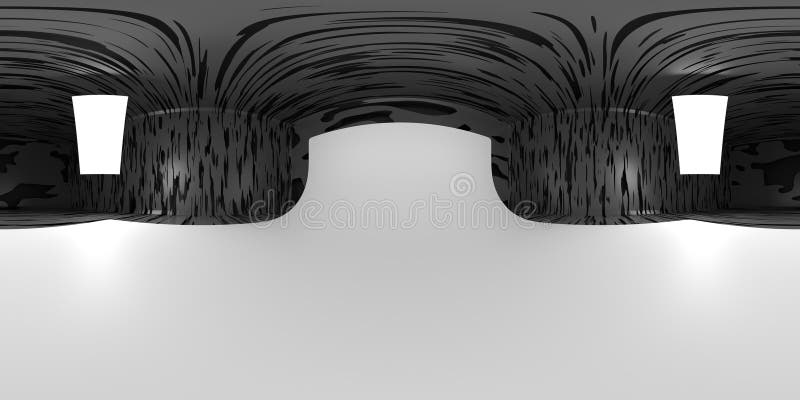 VR 360 Studio Panorama with Reflections. Animation 3D Hdri Stock ...