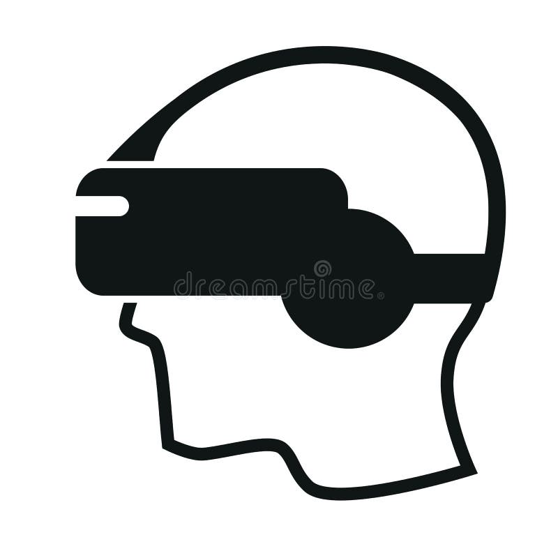 Vr symbol vektor illustrationer. Illustration av grej - 56489022