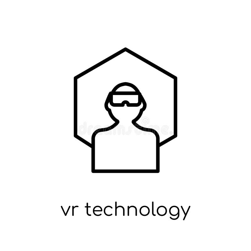 VR technology icon stock vector. Illustration of augmented - 130958581