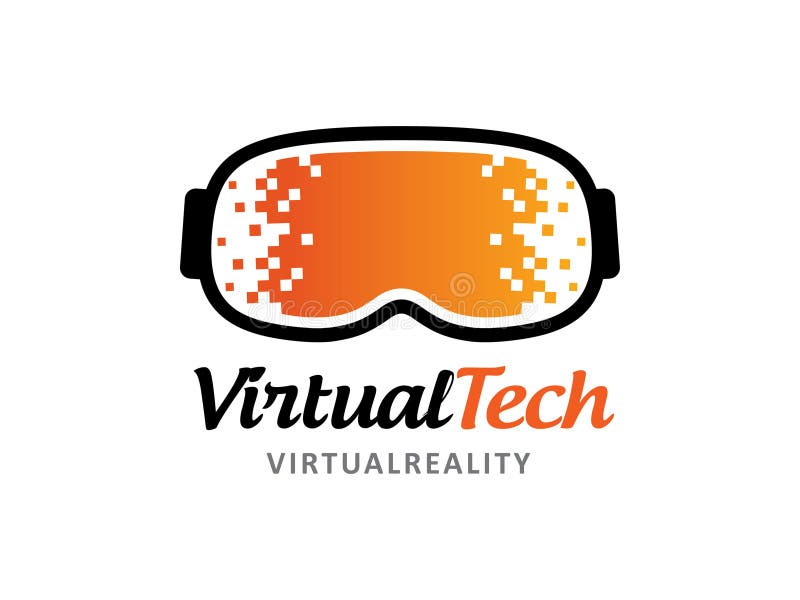 VR Technology Logo Symbol or Icon Template Stock Vector - Illustration ...